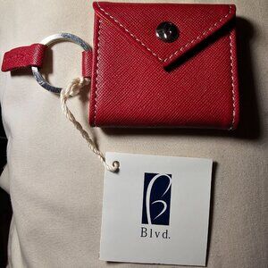 Accessories | Full Grain Leather Double Photo Book Keychain Red | Poshmark